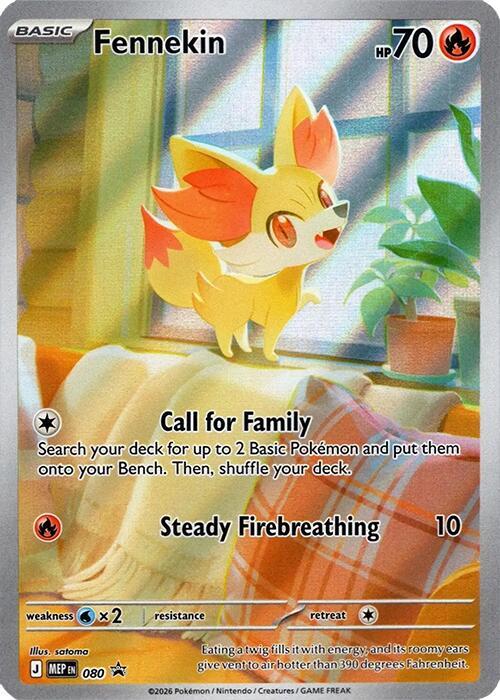 Fennekin - 080 - ME: Mega Evolution Promo (MEP) – POKEVAULTZA